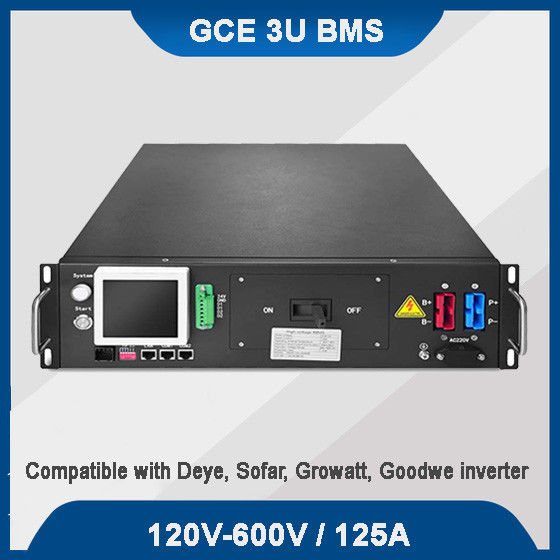 GCE BMS LFP 시스템 150S 480V 125A 고전압 마스터 슬라브 BMS와 15S 16S 24S BMU 태양 에너지 ...